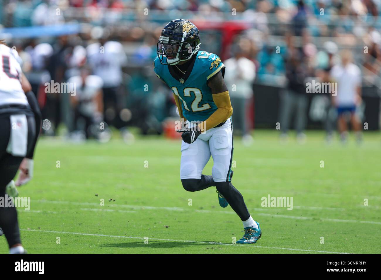 Jacksonville Jaguars wide receiver Travis Hunter (12) in action during ...