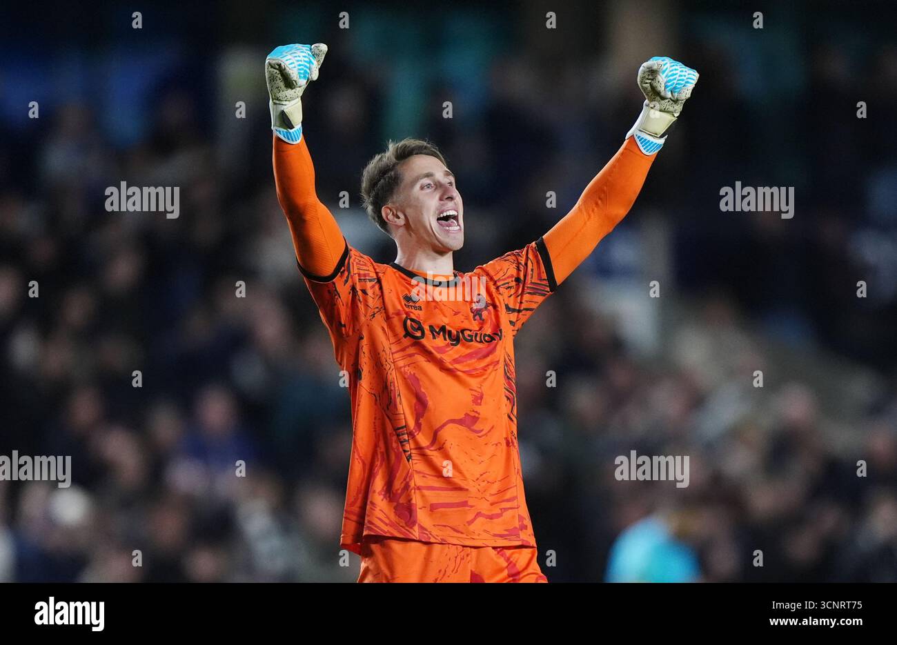 Millwall goalkeeper Steven Benda at full time during the Sky Bet ...