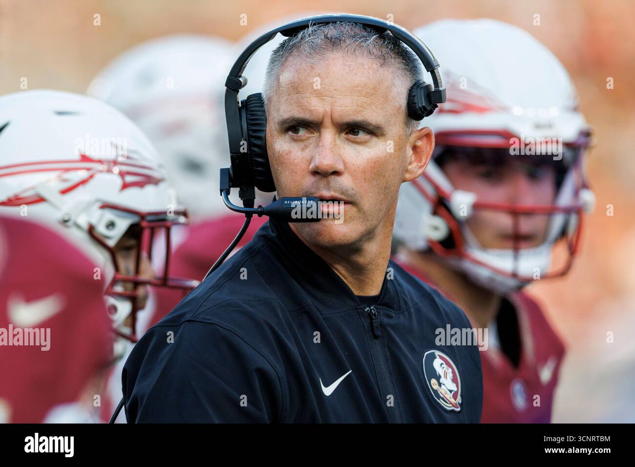 Florida State head coach Mike Norvell during the second half of an NCAA ...