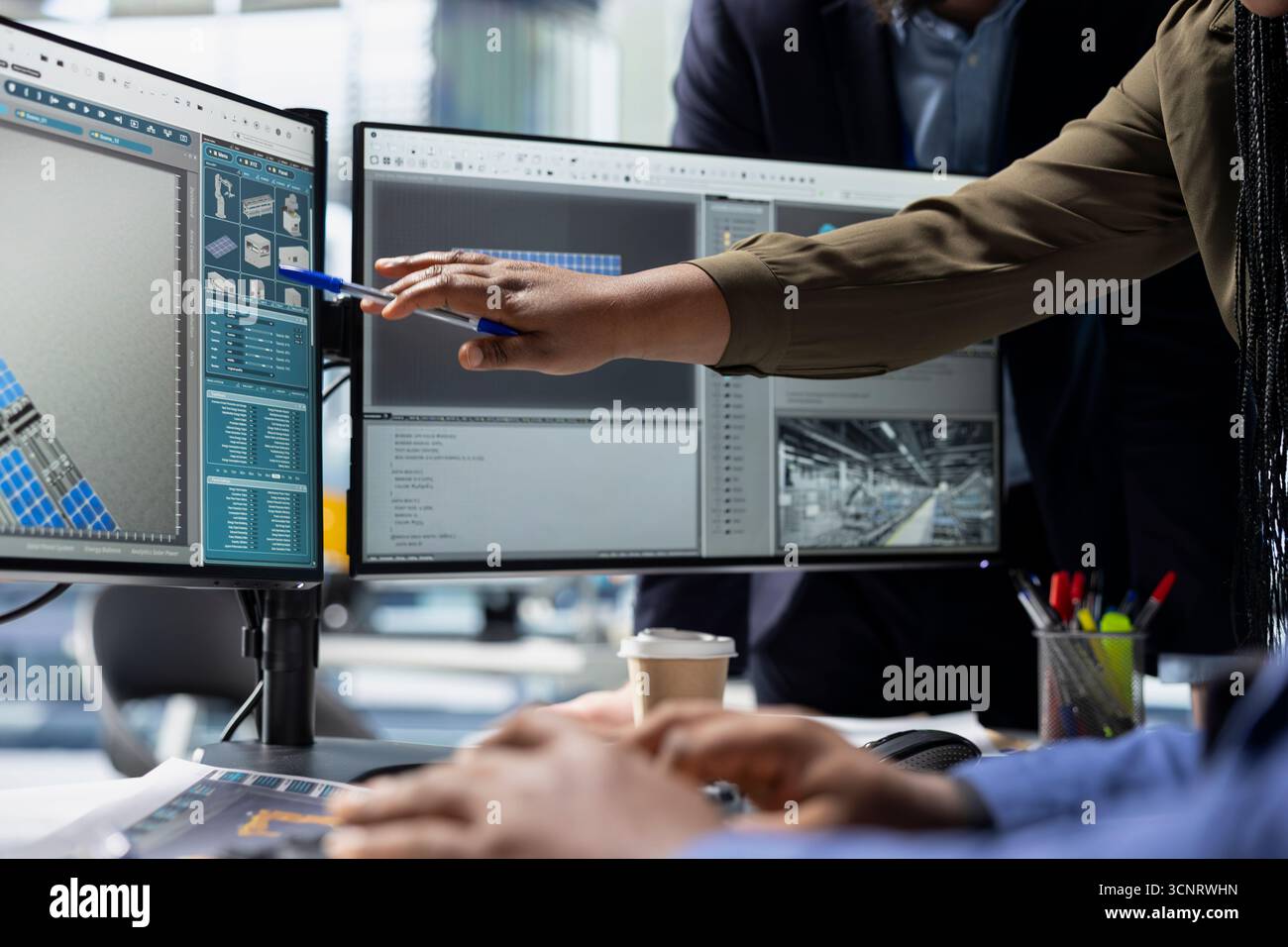 Diverse engineering consultants group hi-res stock photography and ...