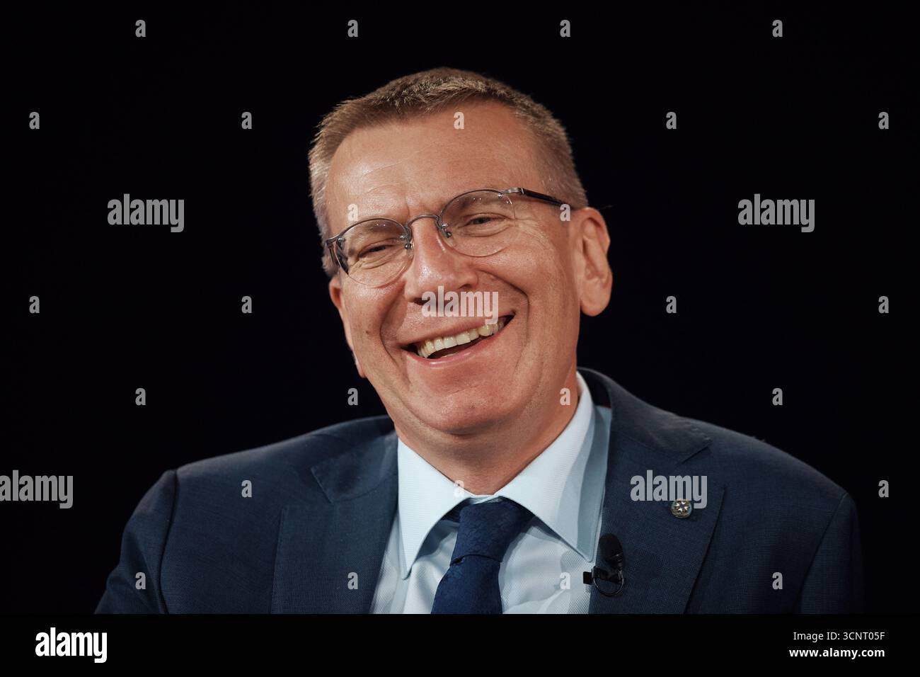 President of Latvia, Edgars Rinkevics, attends the Concordia Annual ...