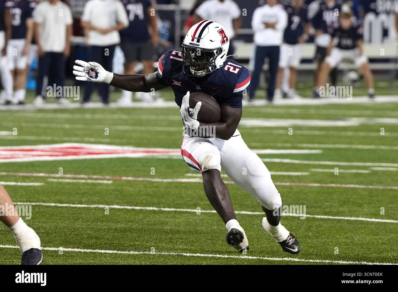 Arizona running back Ismail Mahdi (21) in the second half of an NCAA ...