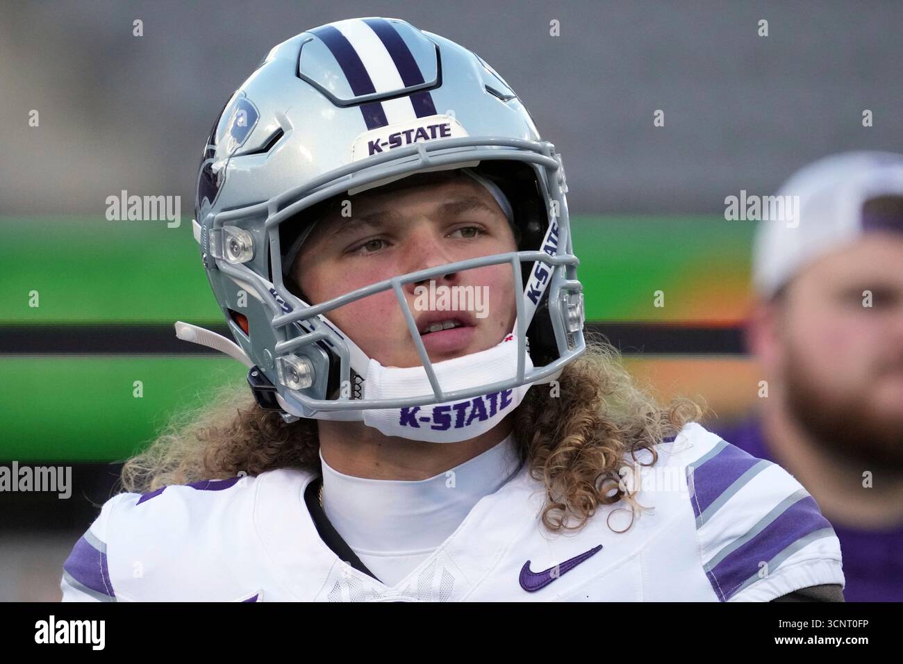 Kansas State quarterback Avery Johnson (2) in the second half of an ...