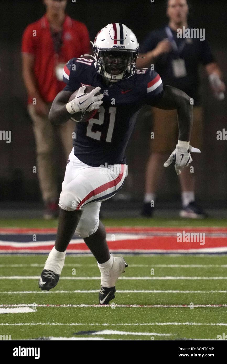 Arizona running back Ismail Mahdi (21) in the second half of an NCAA ...