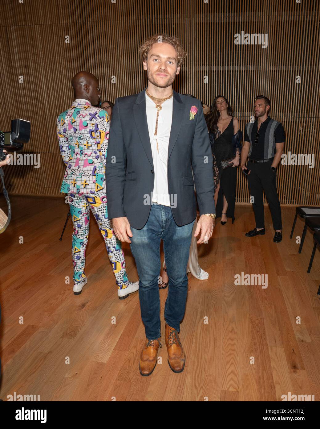 Matthew Marcot at Frederick Anderson's NYFW SS26 Front Row at The ...