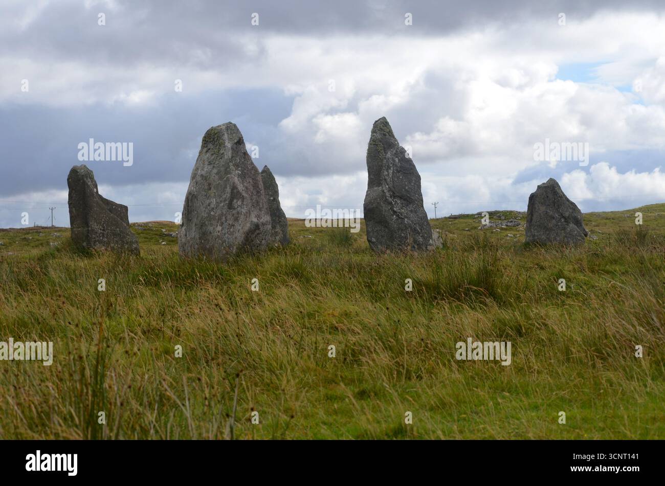 Calanais (Callanish) Standing Stones at the Isle of Lewis, Scotland ...