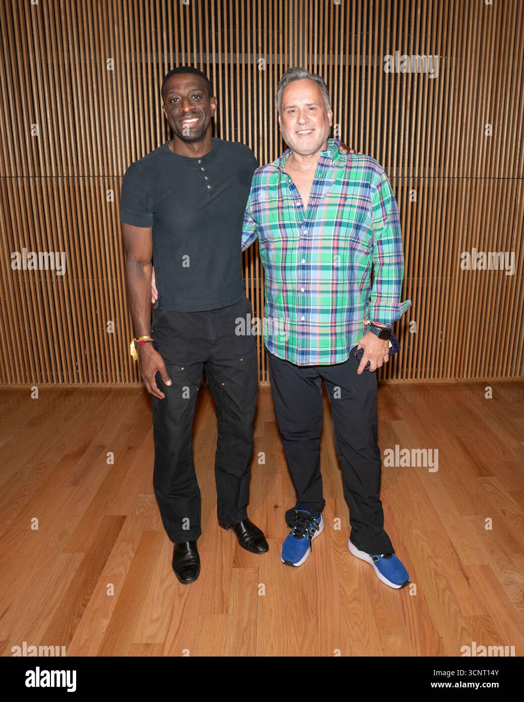 Naeem Delbridge and Scott Buccheit at Frederick Anderson's NYFW SS26 ...