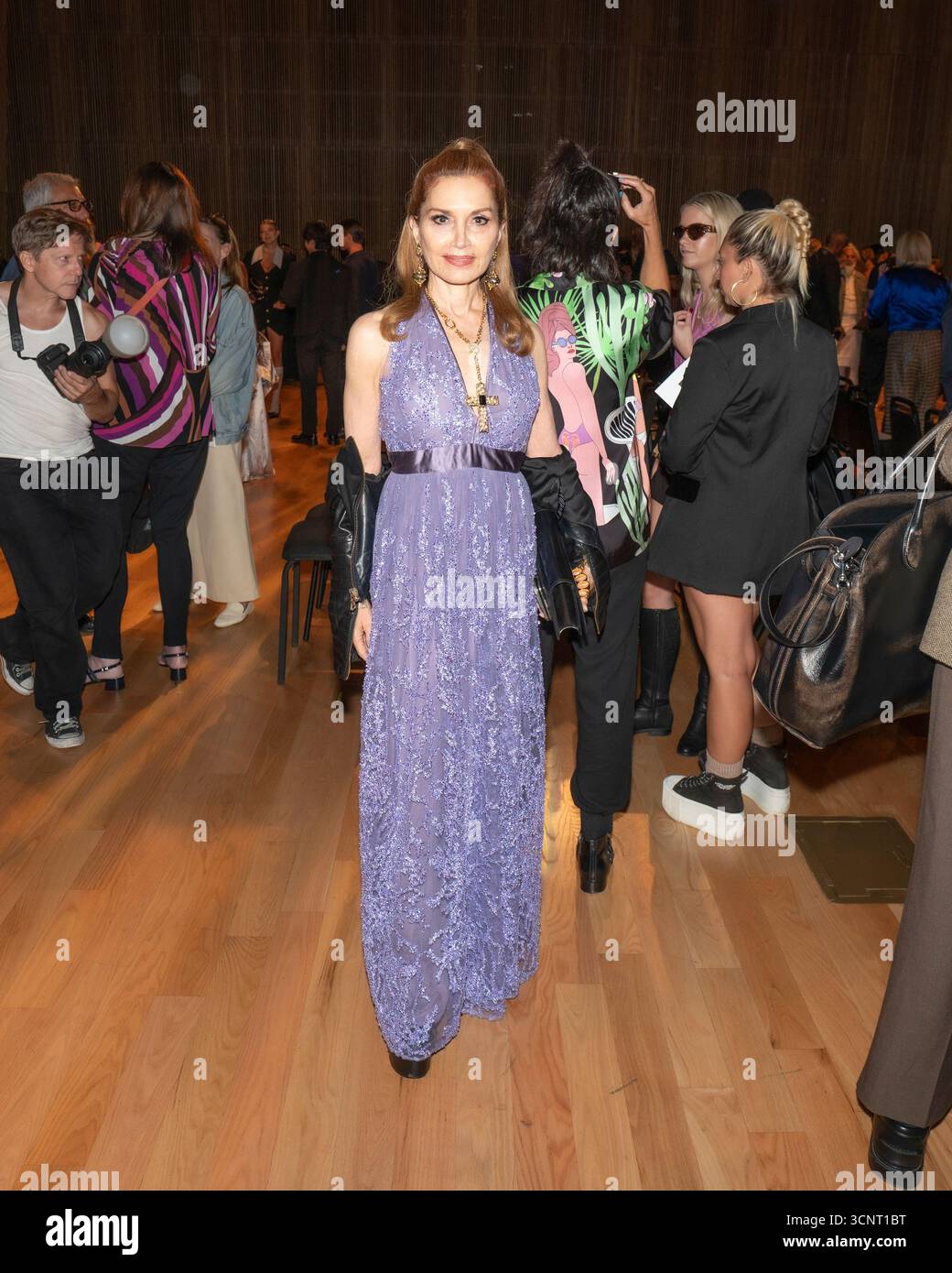 Jean Shafiroff at Frederick Anderson's NYFW SS26 Front Row at The ...