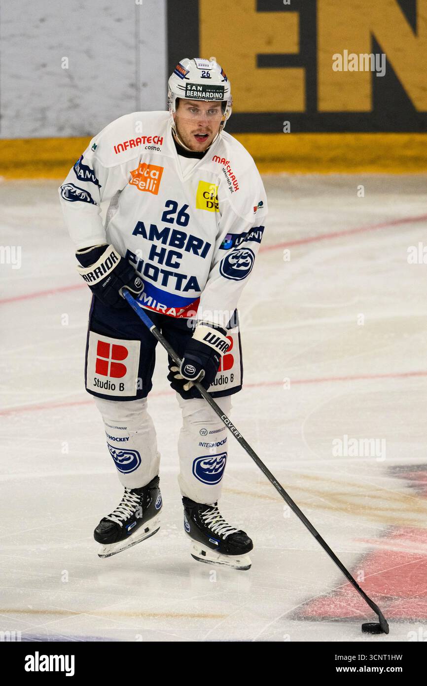 20/09/2025, Biel/Bienne, Tissot Arena, NL: EHC Biel-Bienne - HC Ambri ...