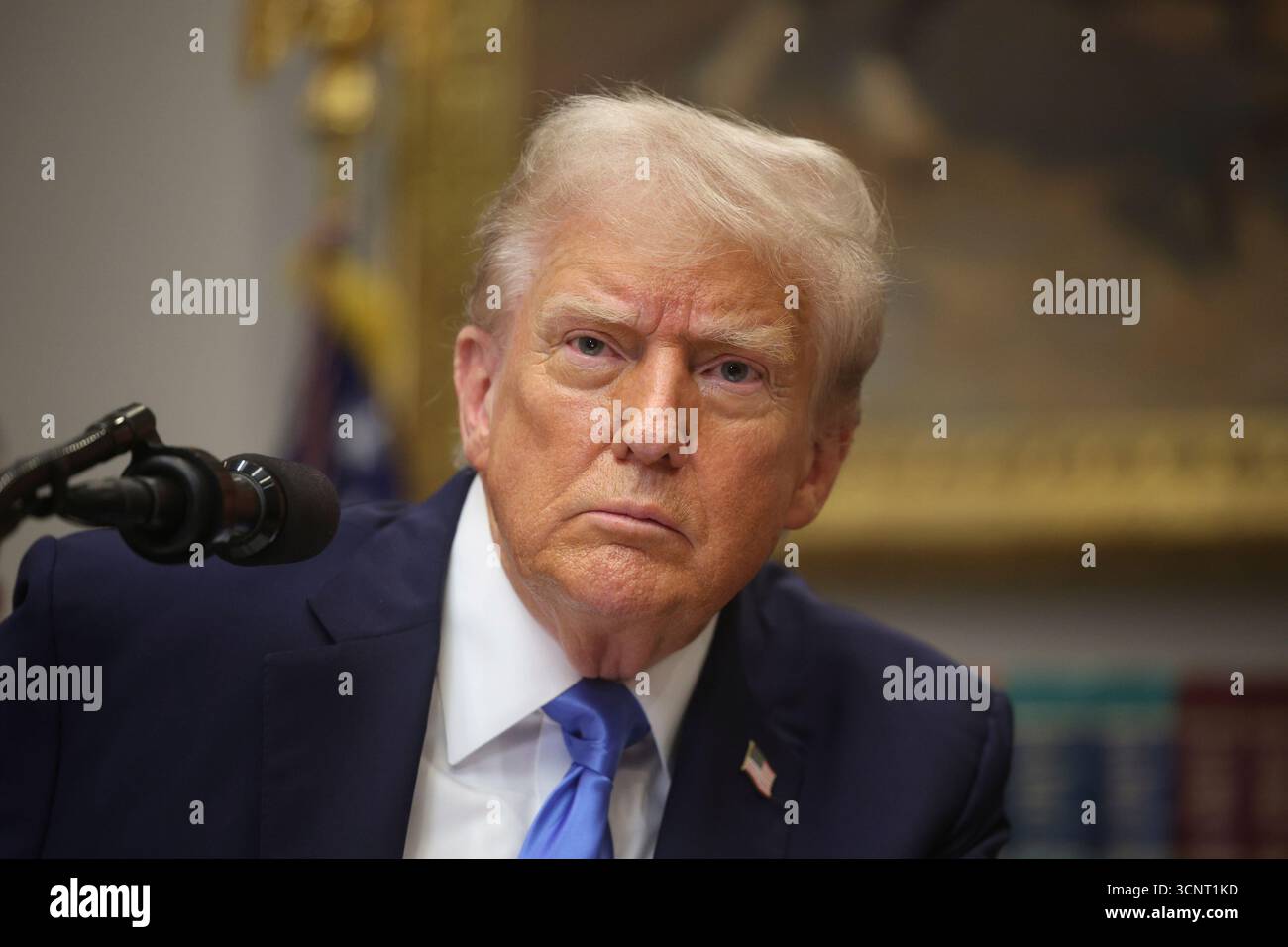via AP Images)President Donald Trump makes an announcement about autism ...