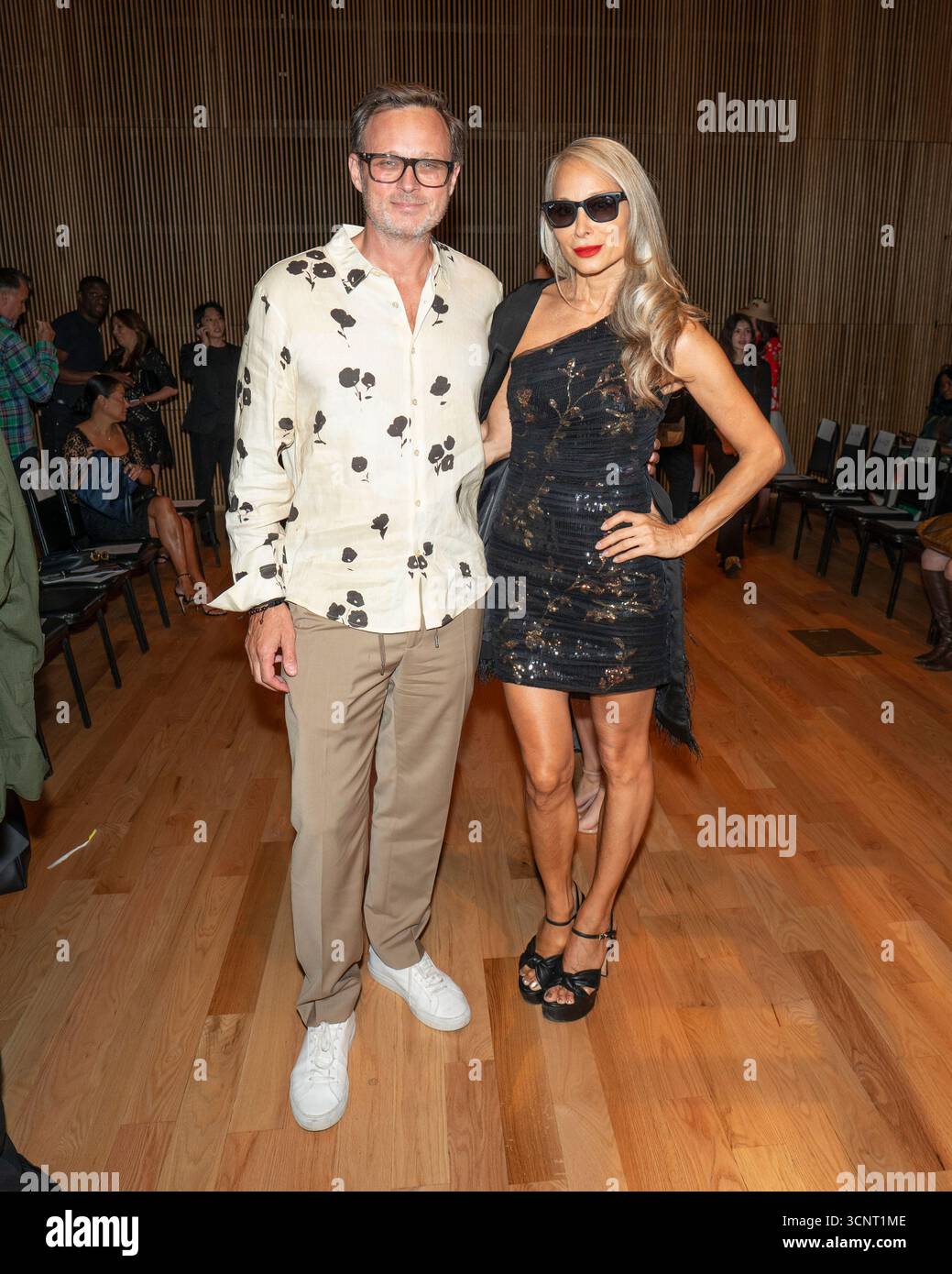 Richard Booth and Indira Cesarine at Frederick Anderson's NYFW SS26 ...