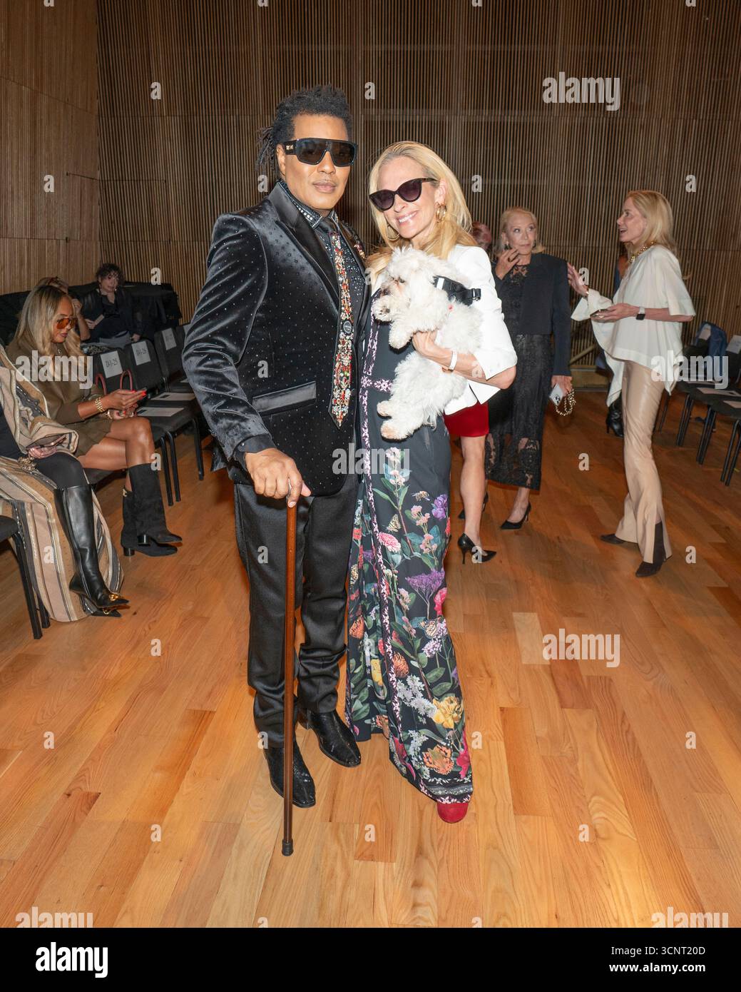 Ty-Ron Mayes and Consuelo Vanderbilt at Frederick Anderson's NYFW SS26 ...