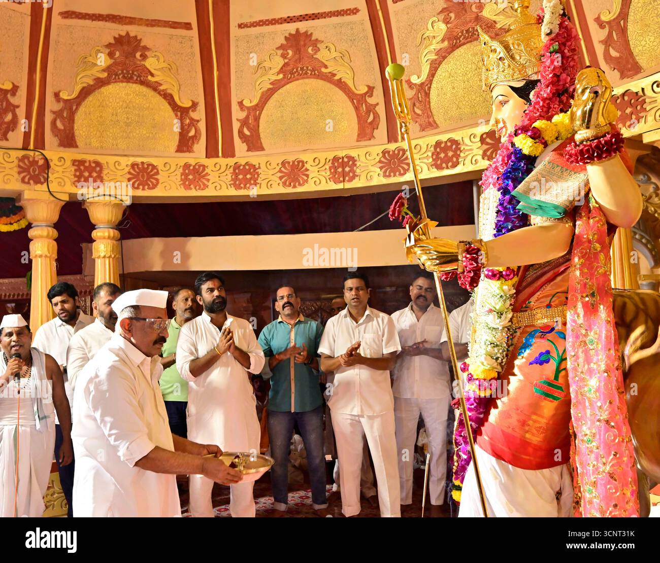 MUMBAI, INDIA - SEPTEMBER 22: Gangster turned politician Arun Gawli ...