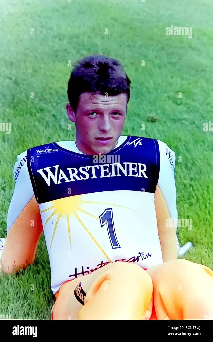 Skispringer Alexander Herr (ST Schonach-Rohrhardsberg) beim FIS Sommer ...