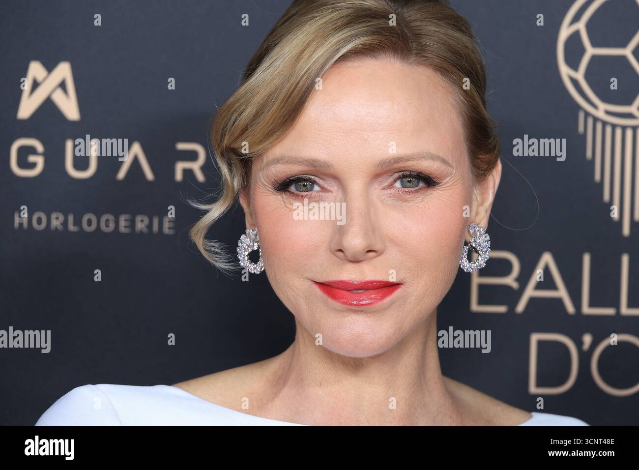 Princess Charlene of Monaco attends the 69th Ballon D'Or Photocall at ...