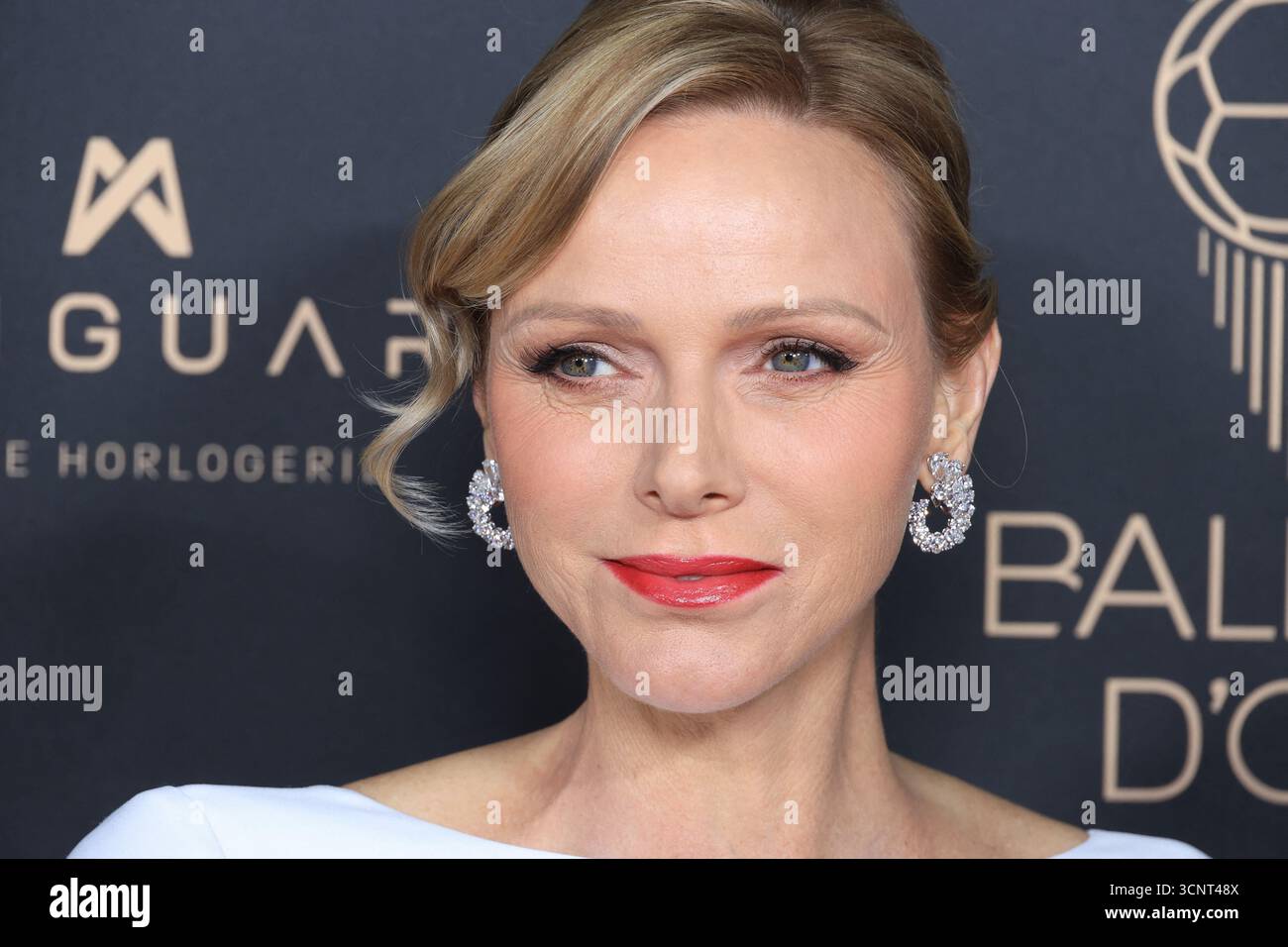 Princess Charlene of Monaco attends the 69th Ballon D'Or Photocall at ...