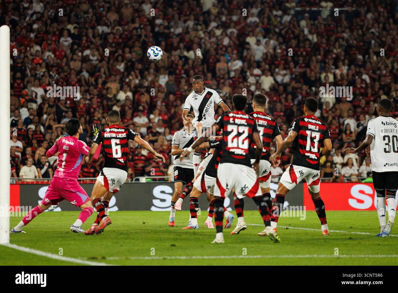 Rio de Janeiro, Brazil - September 21: Rayan Rocha of Vasco goes up for ...