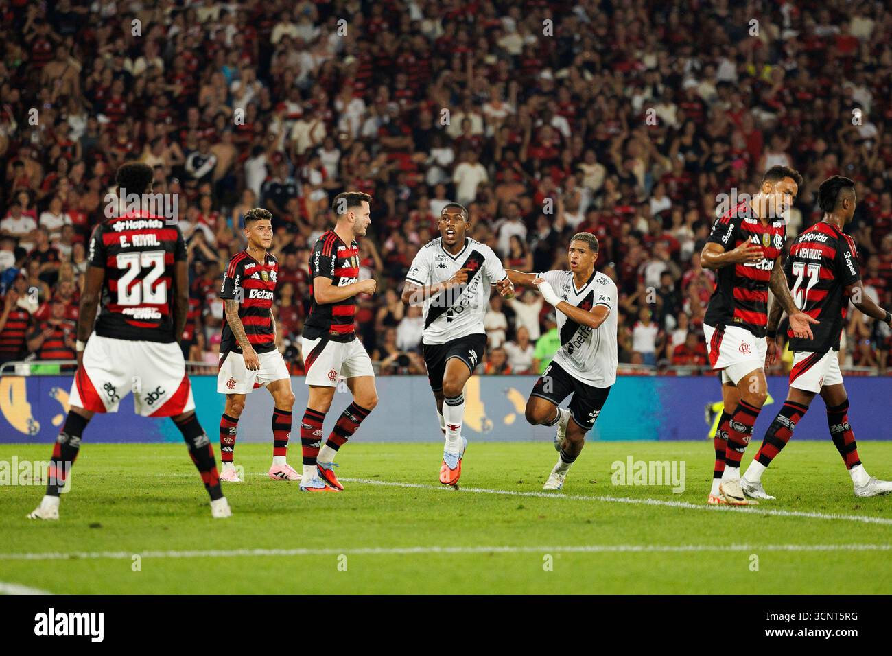 Rio de Janeiro, Brazil - September 21: Rayan Rocha of Vasco celebrates ...