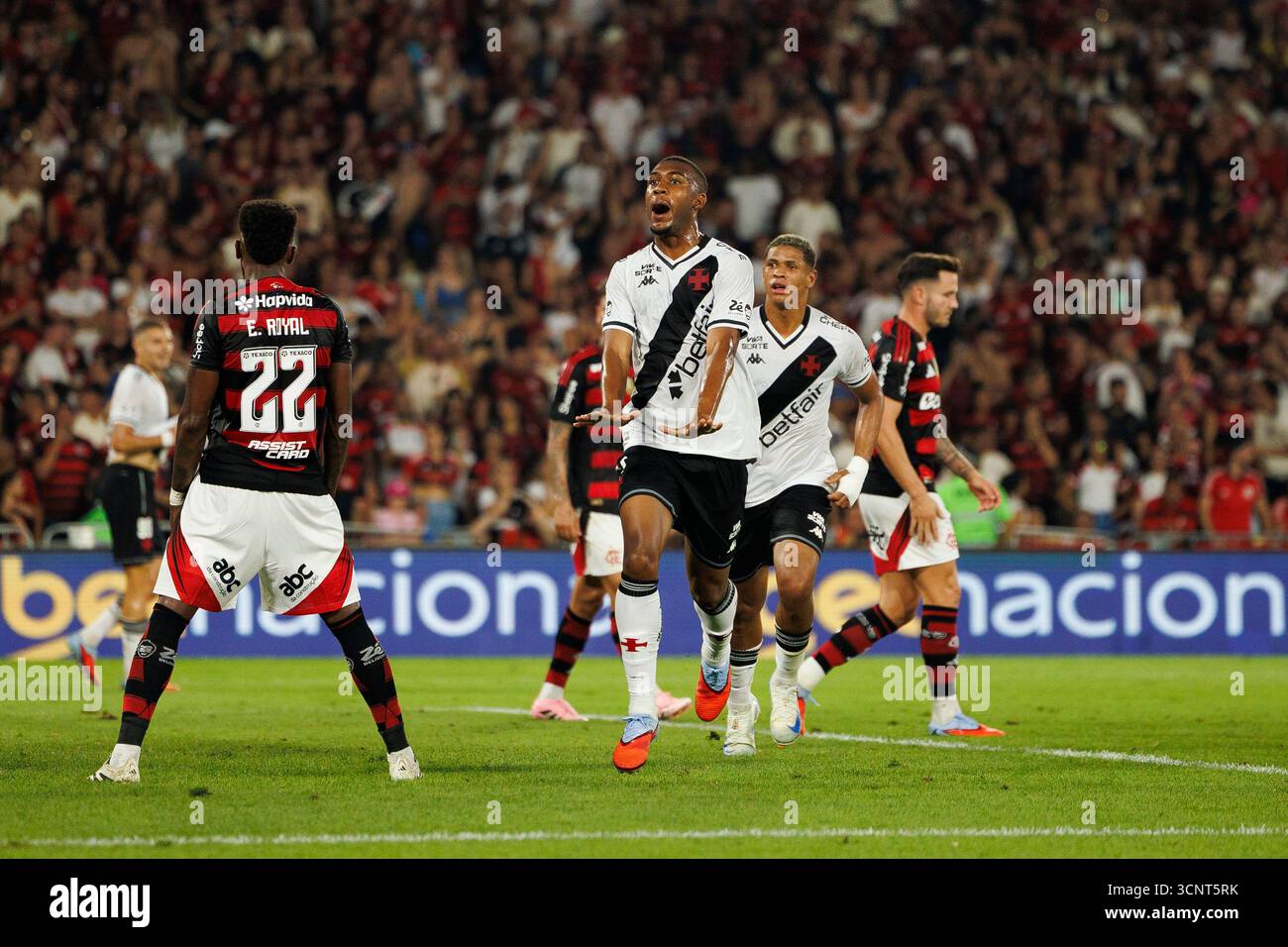 Rio de Janeiro, Brazil - September 21: Rayan Rocha of Vasco celebrates ...