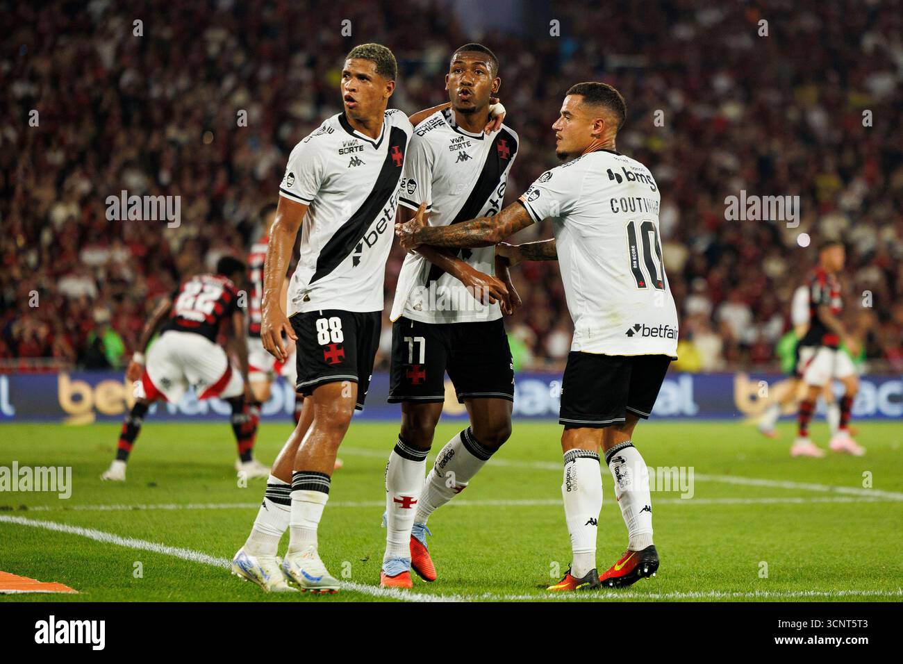 Rio de Janeiro, Brazil - September 21: Rayan Rocha of Vasco celebrates ...