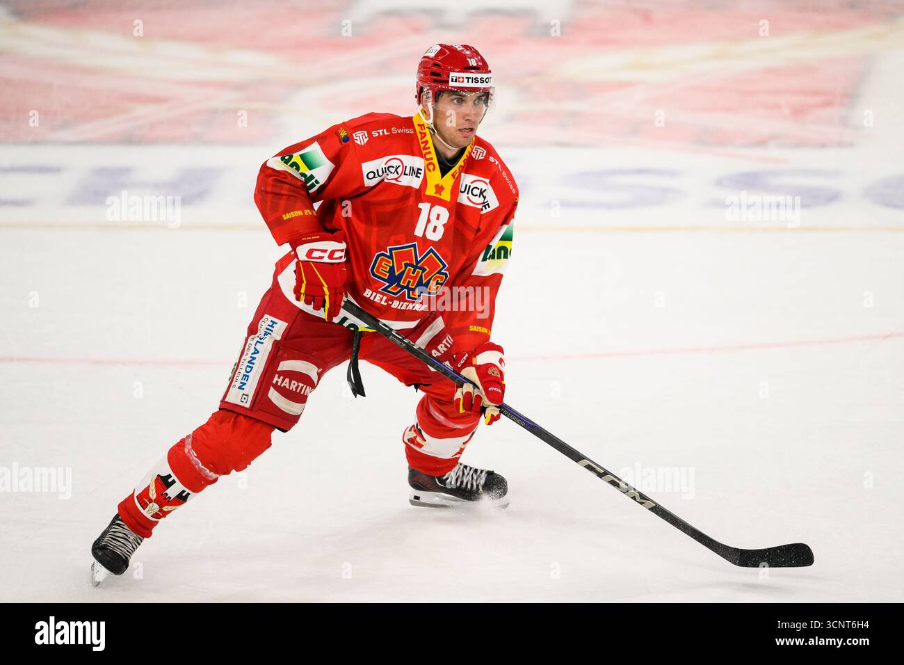 20/09/2025, Biel/Bienne, Tissot Arena, NL: EHC Biel-Bienne - HC Ambri ...