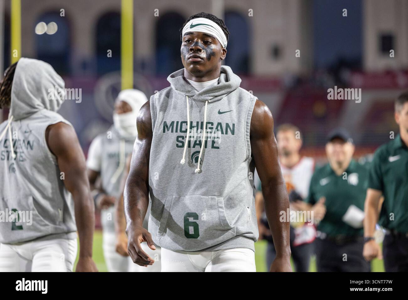 LOS ANGELES, CA - SEPTEMBER 20: Michigan State Spartans wide receiver ...