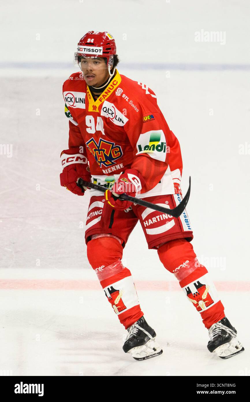 20/09/2025, Biel/Bienne, Tissot Arena, NL: EHC Biel-Bienne - HC Ambri ...