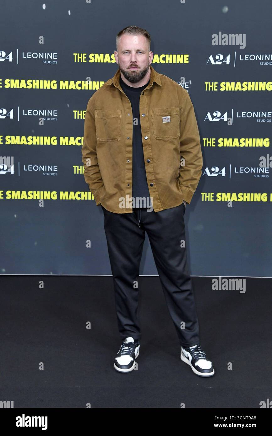 Deutschlandpremiere von THE SMASHING MACHINE Mario Wittmann bei der ...