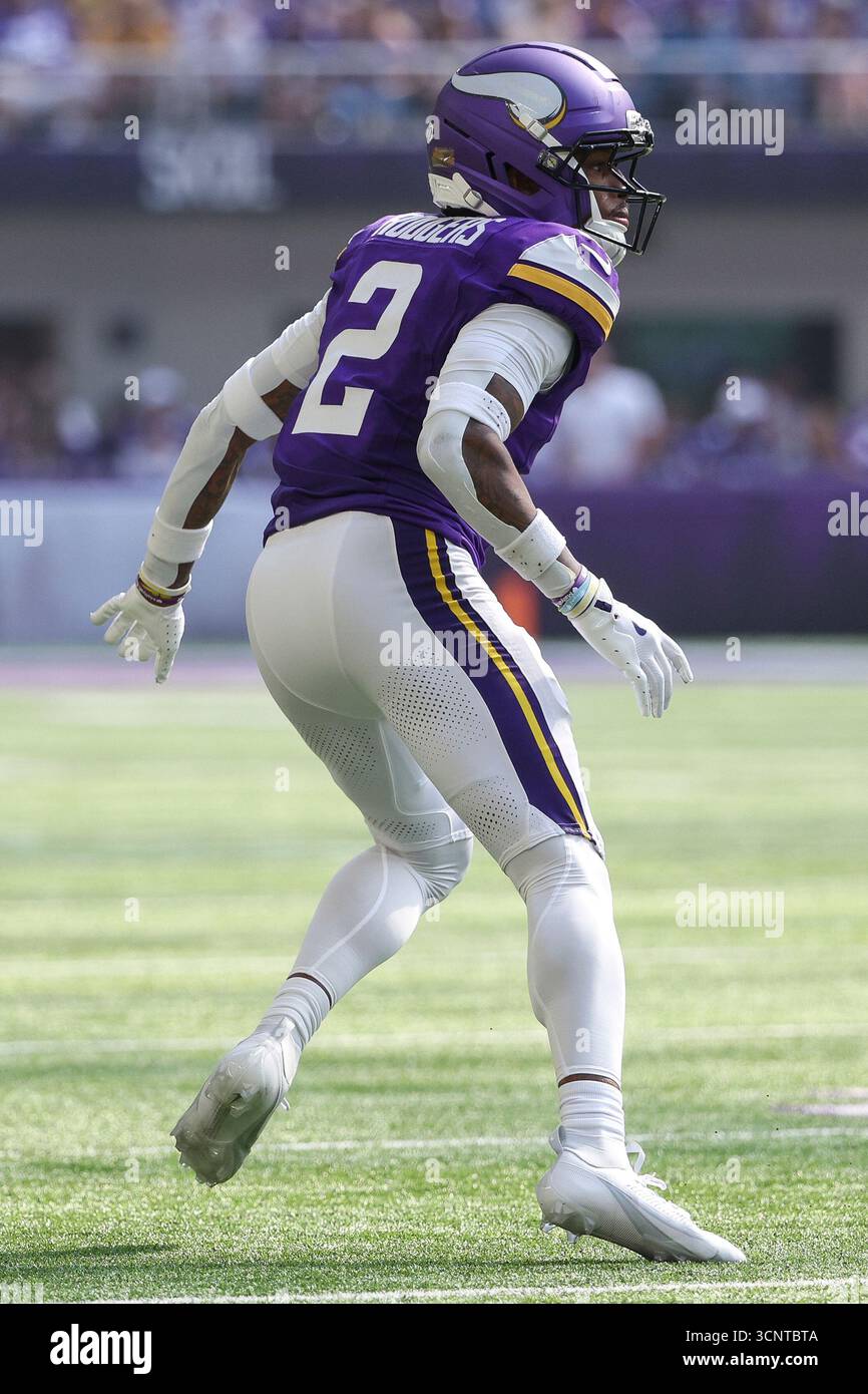Minnesota Vikings cornerback Isaiah Rodgers (2) in action against the ...