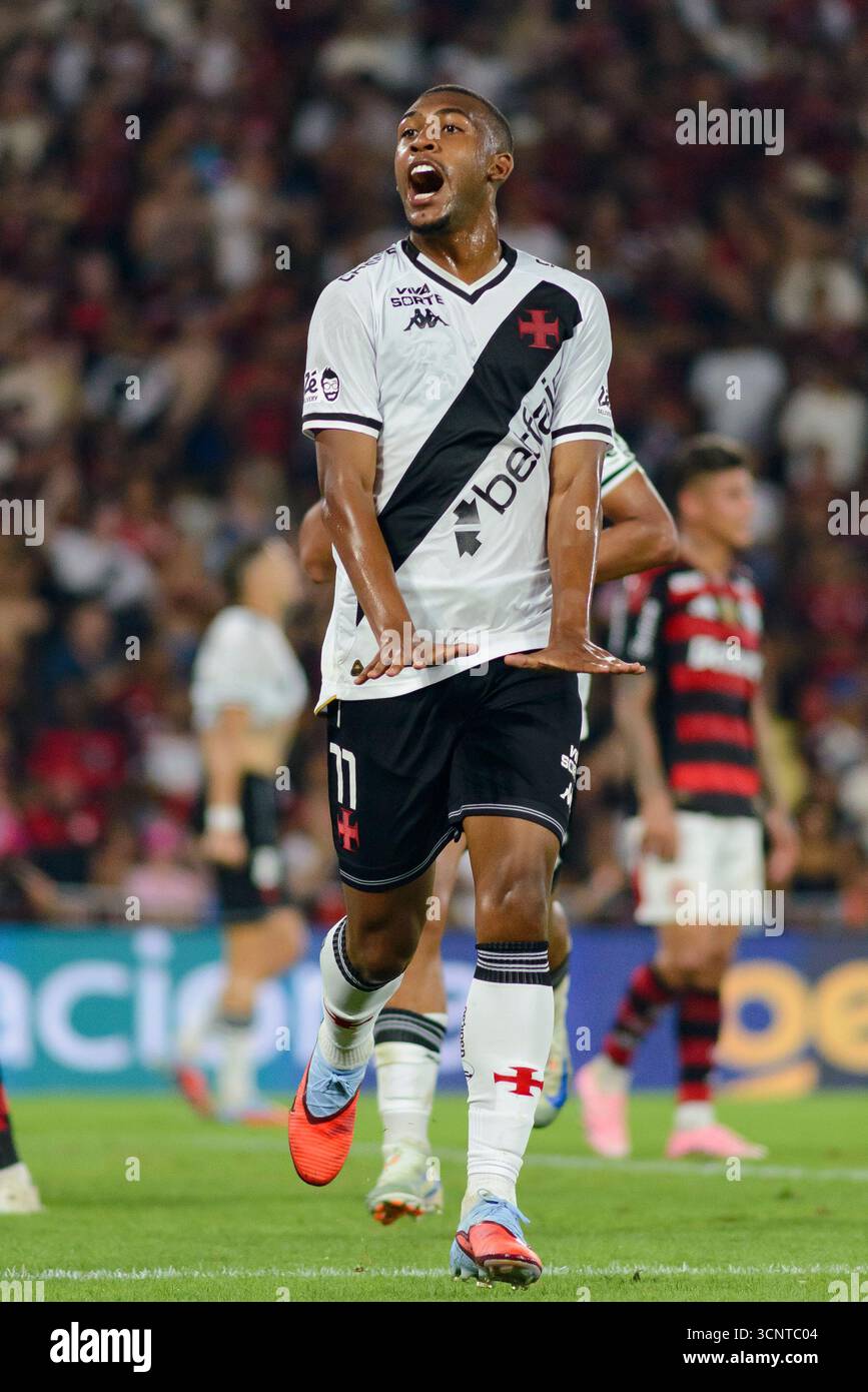 Rio de Janeiro, Brazil - September 21: Rayan Rocha of Vasco celebrates ...