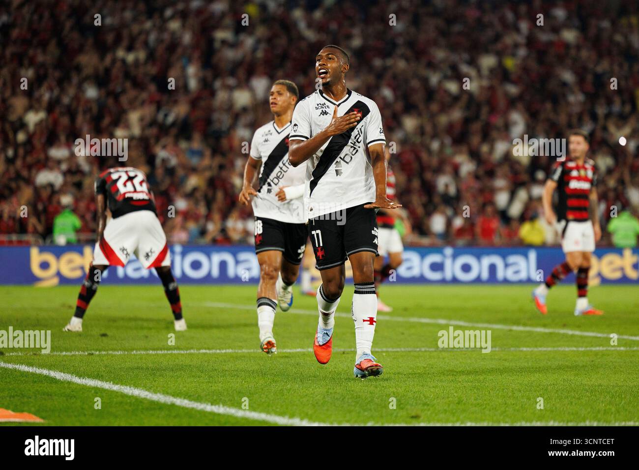 Rio de Janeiro, Brazil - September 21: Rayan Rocha of Vasco celebrates ...