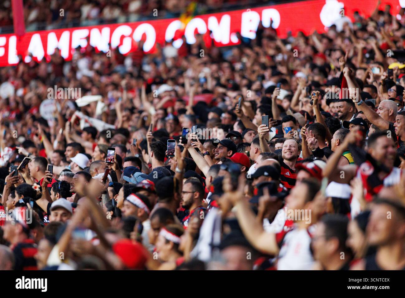 Rio de Janeiro, Brazil - September 21: Flamengo supporters having fun ...