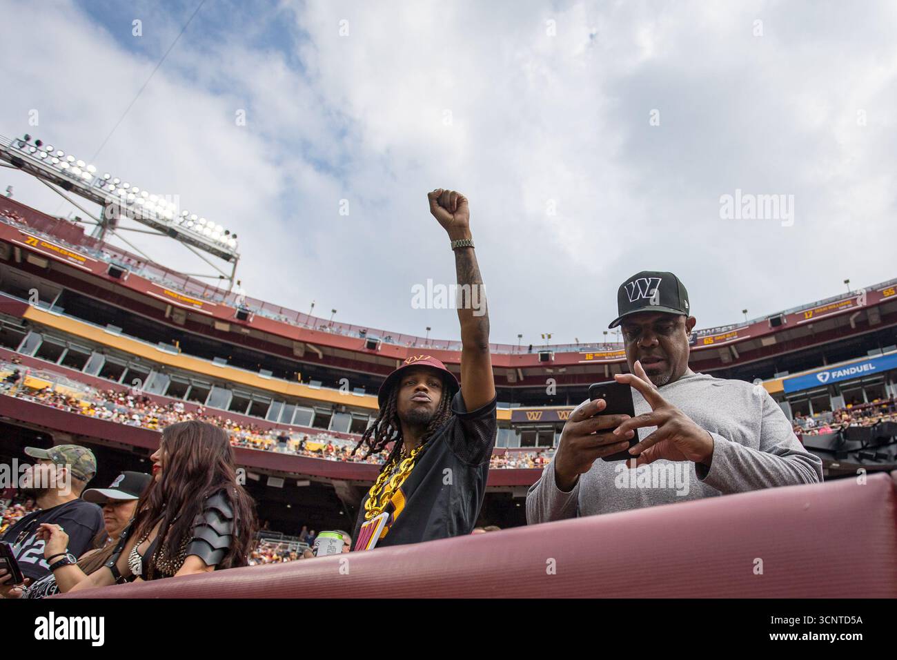 September 21, 2025: Washington Commanders fans during the game between ...