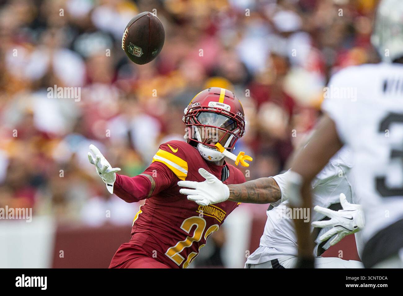 September 21, 2025: Washington Commanders cornerback Trey Amos (23 ...