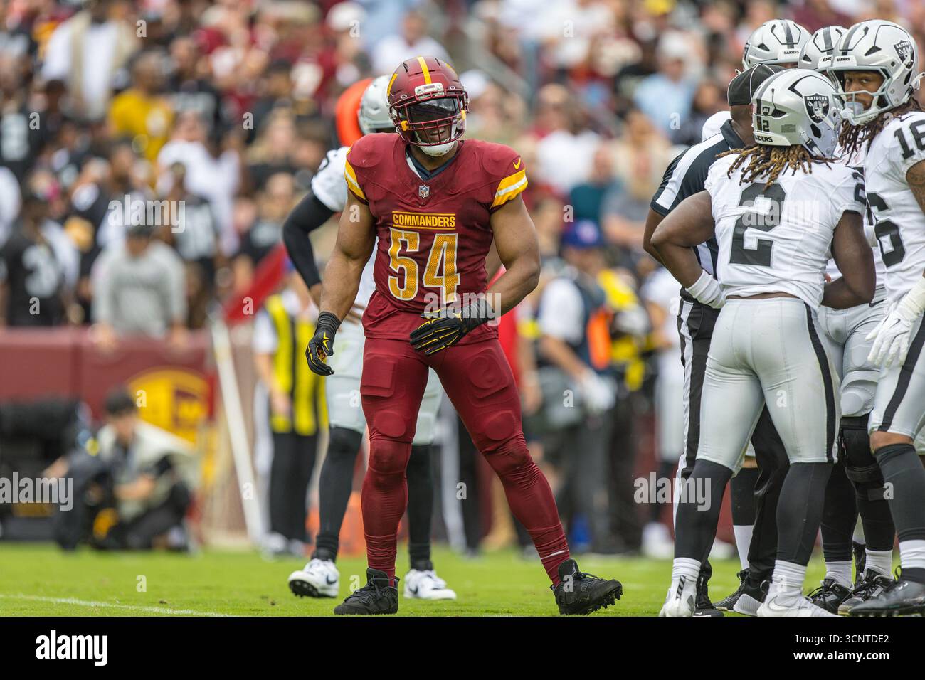 September 21, 2025: Washington Commanders middle linebacker Bobby ...