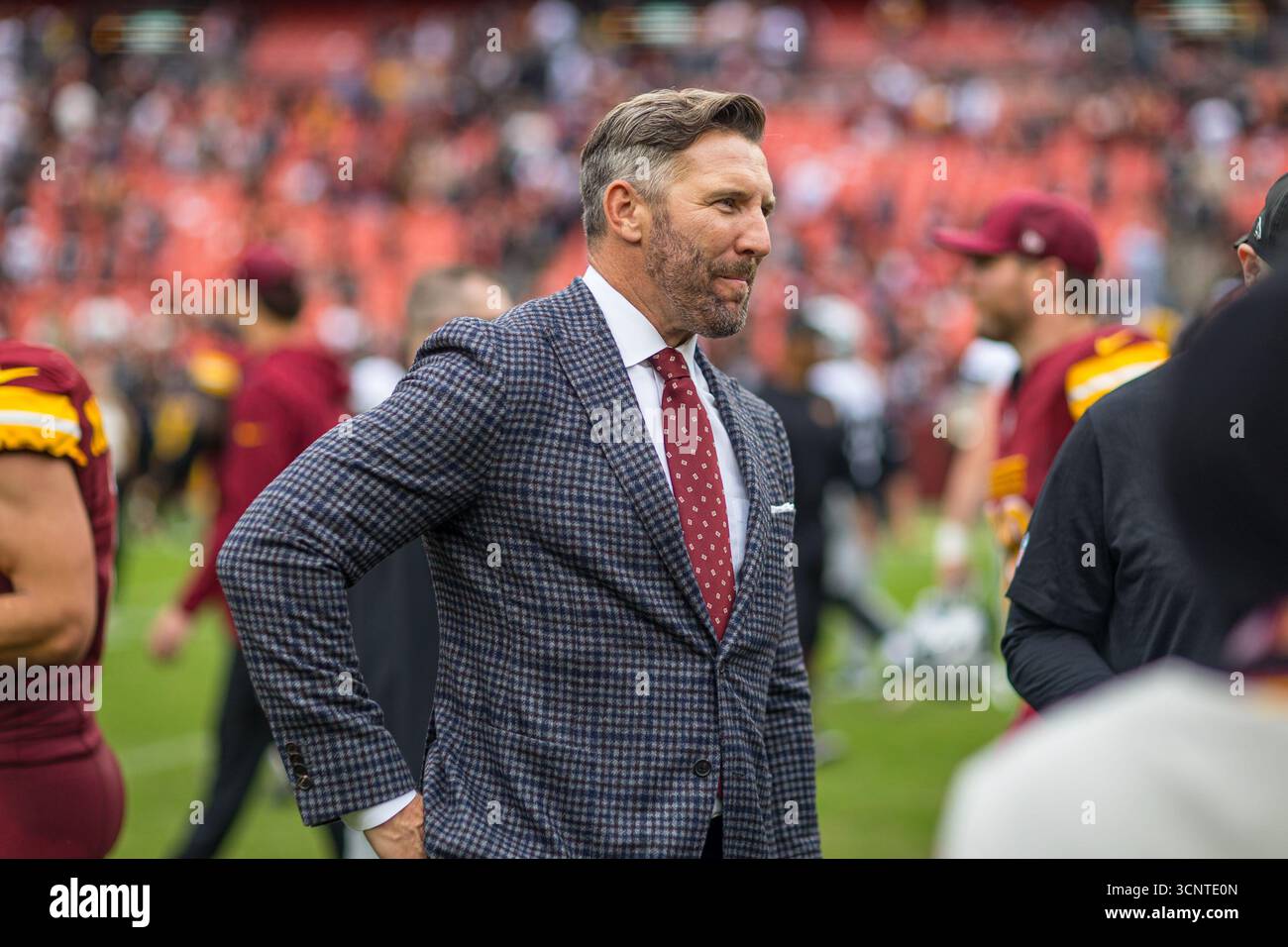 September 21, 2025: Washington Commanders general manager Adam Peters ...