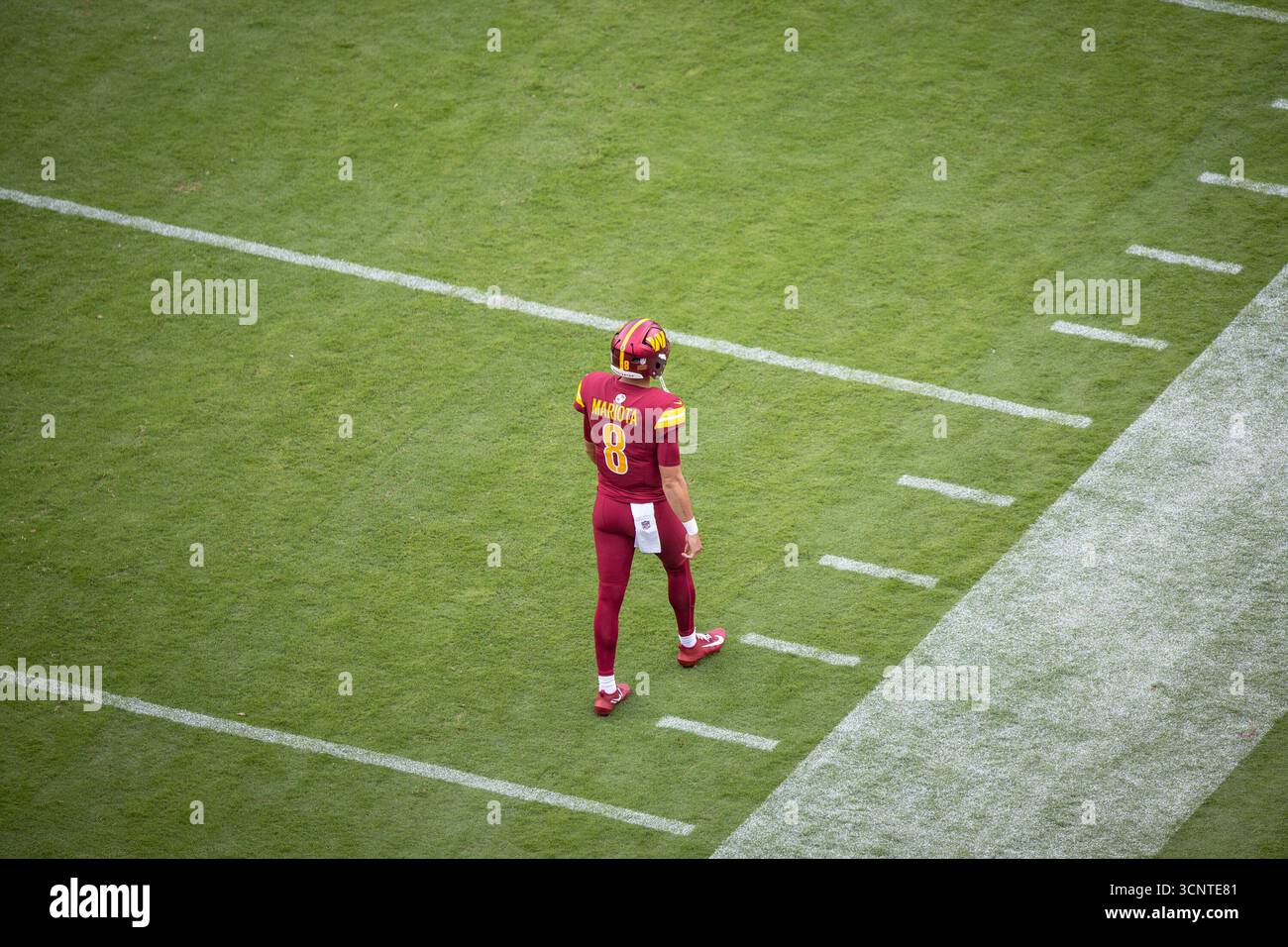 September 21, 2025: Washington Commanders quarterback Marcus Mariota (8 ...