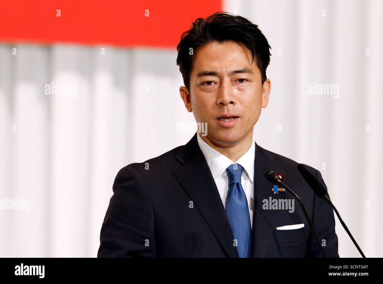 Tokyo, Tokyo, Japan. 22nd Sep, 2025. Farm minister Shinjiro Koizumi ...