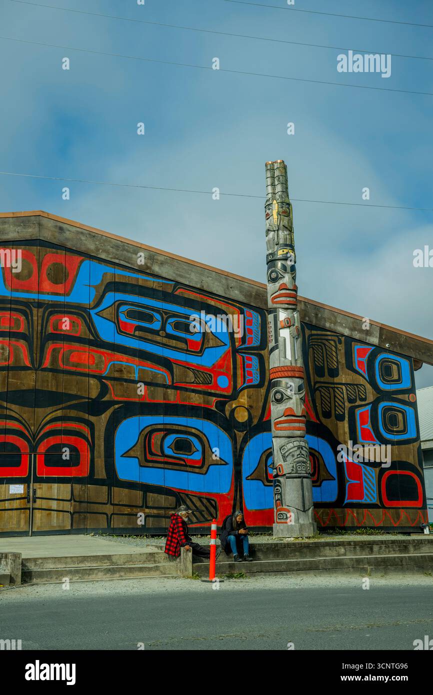 The Heiltsuk First Nation Big House in Bella Bella, Great Bear ...