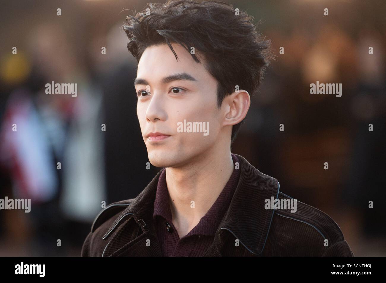 London, UK. 22 Sep, 2025. Pictured: Leo Wu (Wu Lei) attends Burberry's ...