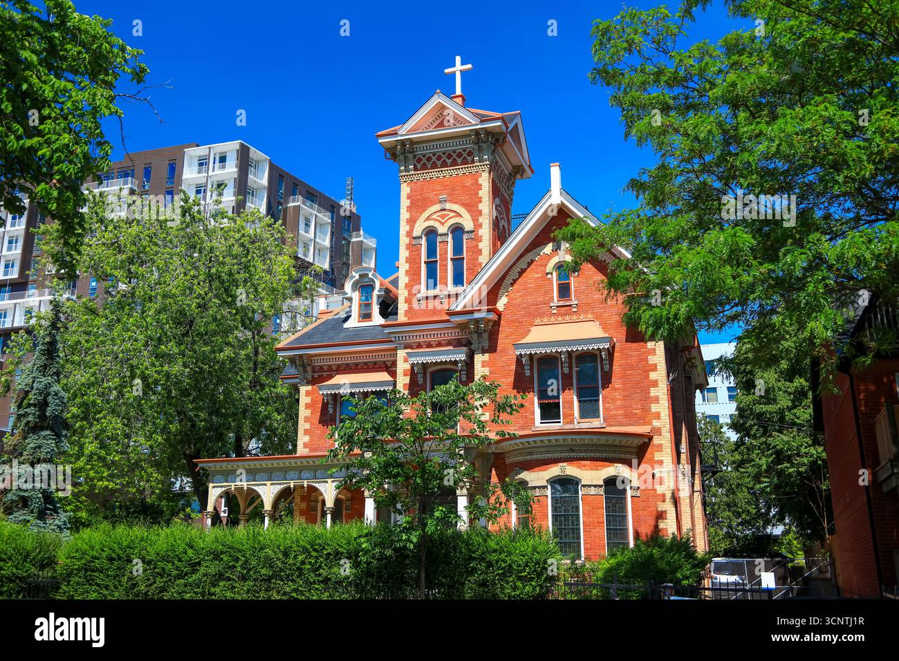 TORONTO, CANADA - JUNE 22. 2019: Historic building architecture of the ...
