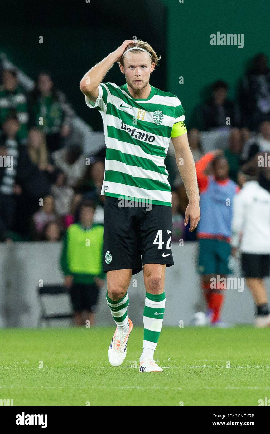 September 22, 2025, Lisbon, Lisbon, Portugal: Sporting midfielder from ...