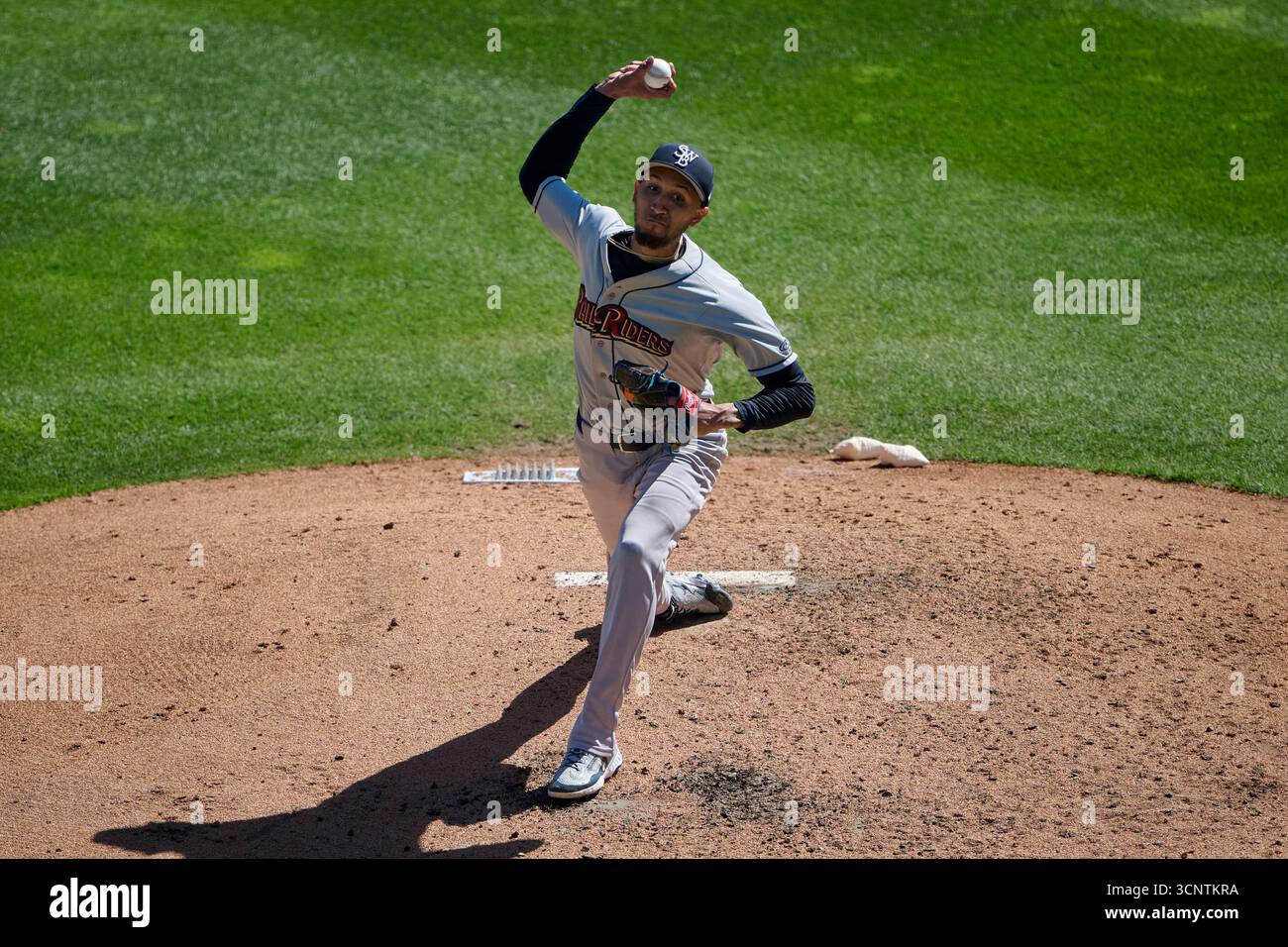 Scranton/Wilkes-Barre RailRiders pitcher Elmer Rodriguez-Cruz (29 ...