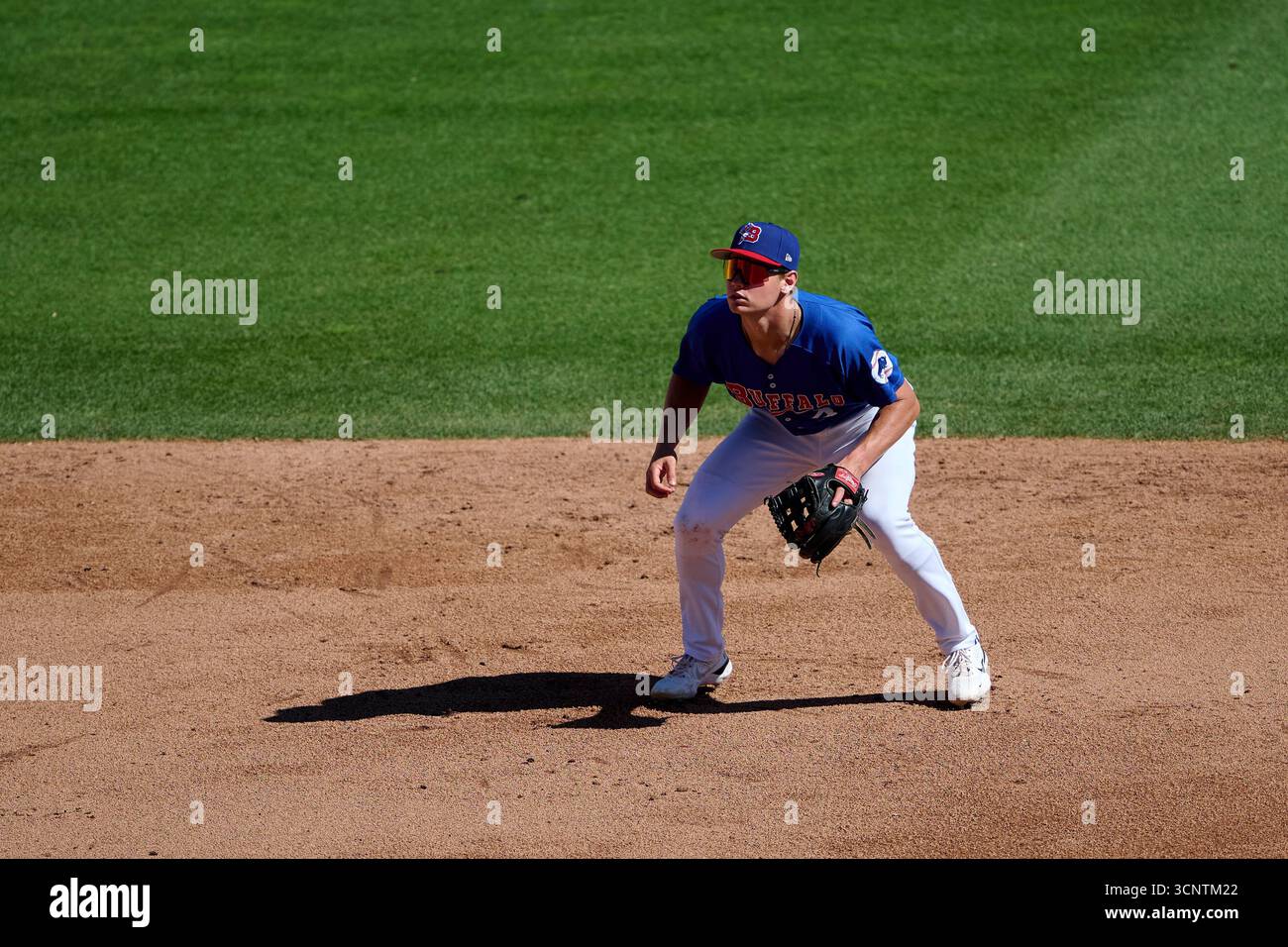 Buffalo Bisons shortstop Josh Kasevich (3) during an MiLB International ...