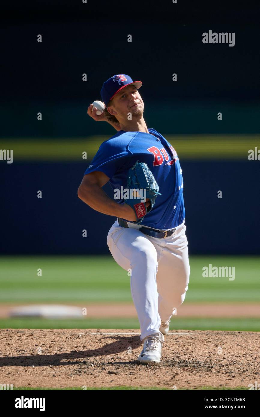 Buffalo Bisons pitcher Adam Macko (73) during an MiLB International ...