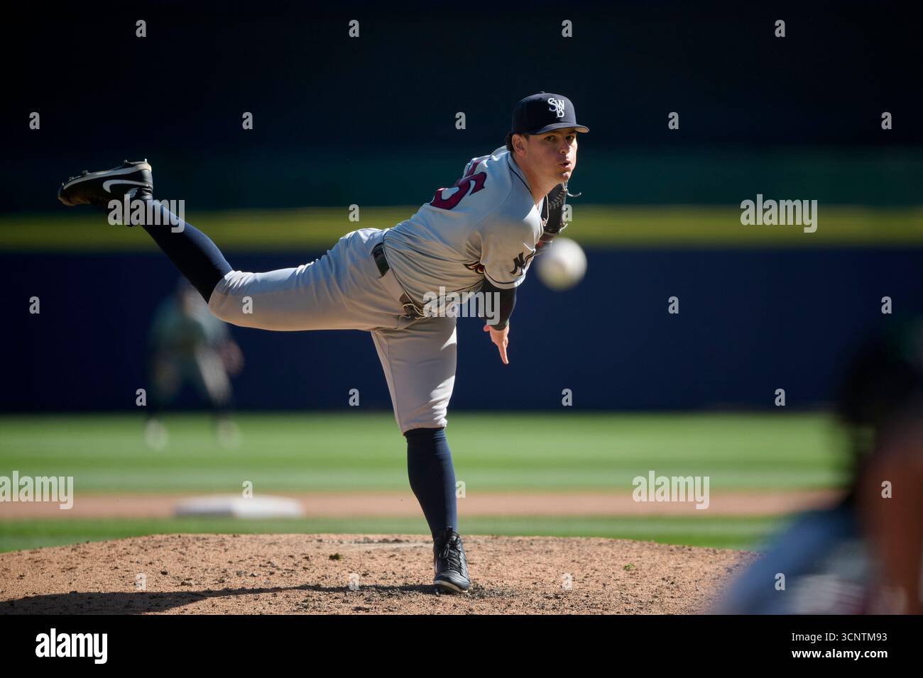 Scranton/Wilkes-Barre RailRiders pitcher Harrison Cohen (36) during an ...