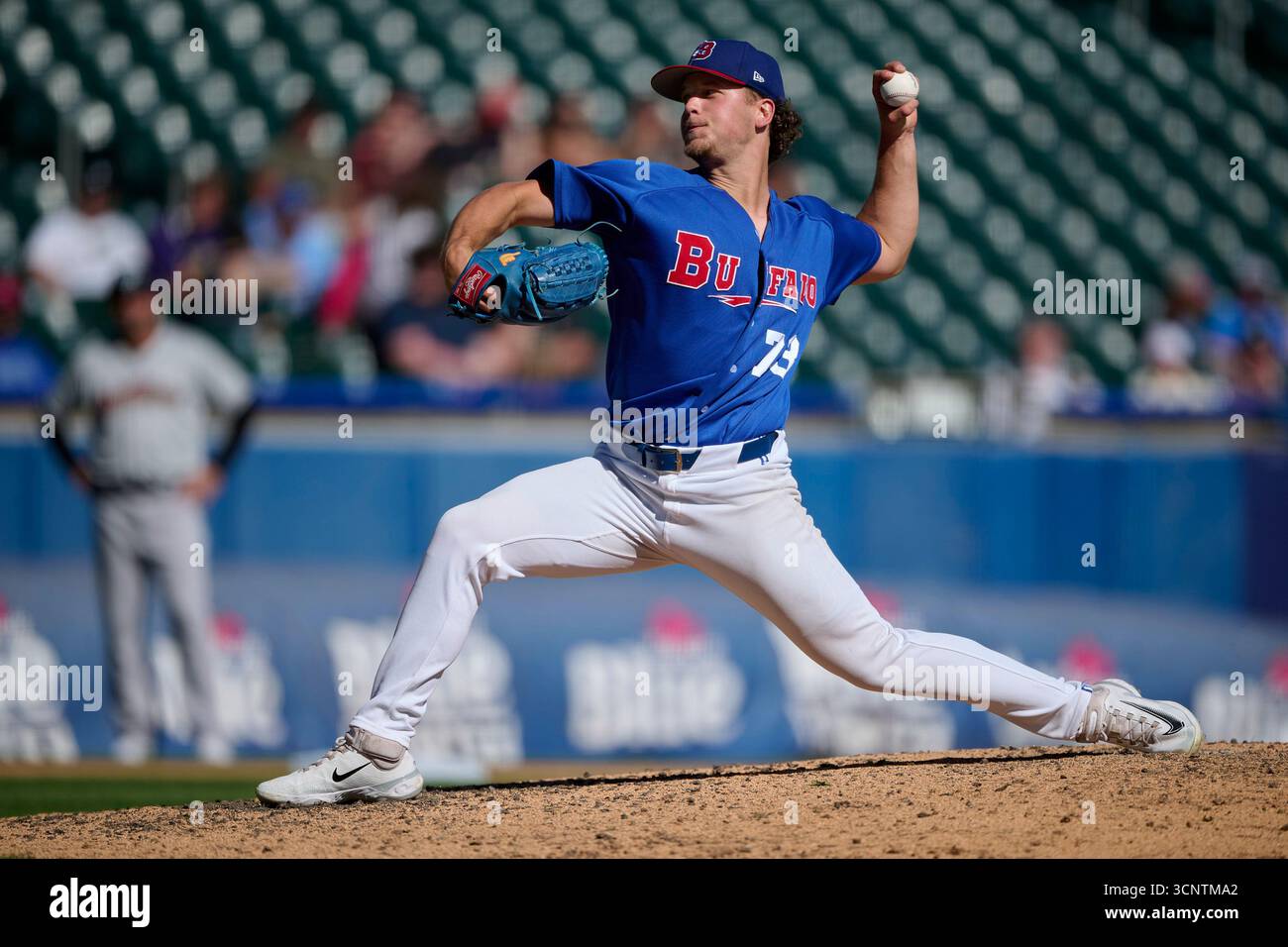 Buffalo Bisons pitcher Adam Macko (73) during an MiLB International ...
