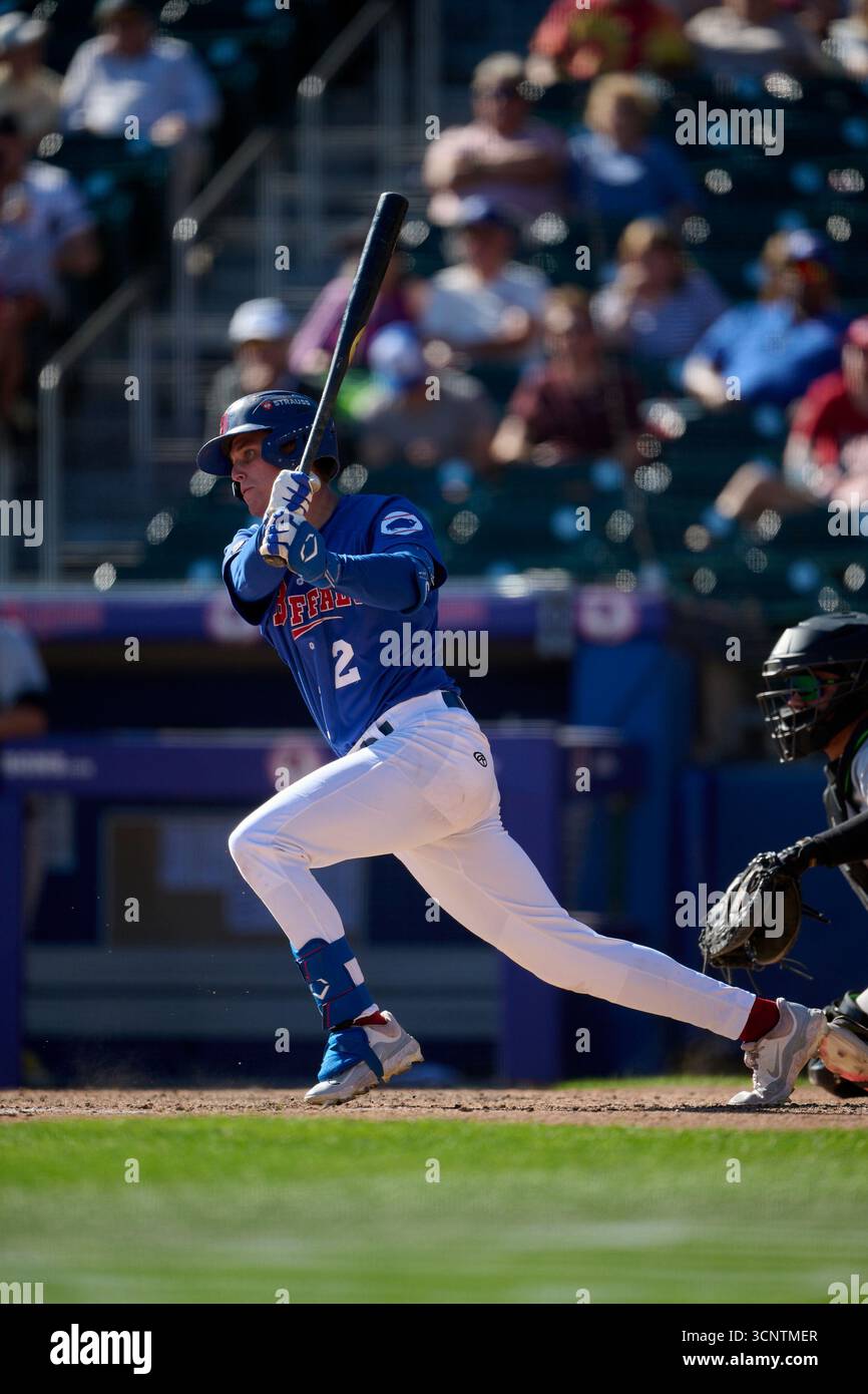 Buffalo Bisons Riley Tirotta (2) bats during an MiLB International ...