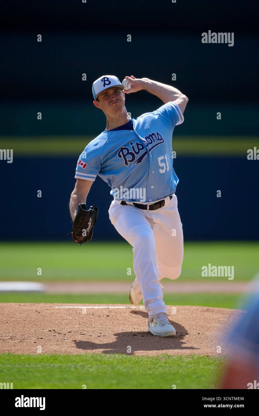 Buffalo Bisons pitcher Easton Lucas (51) during an MiLB International ...
