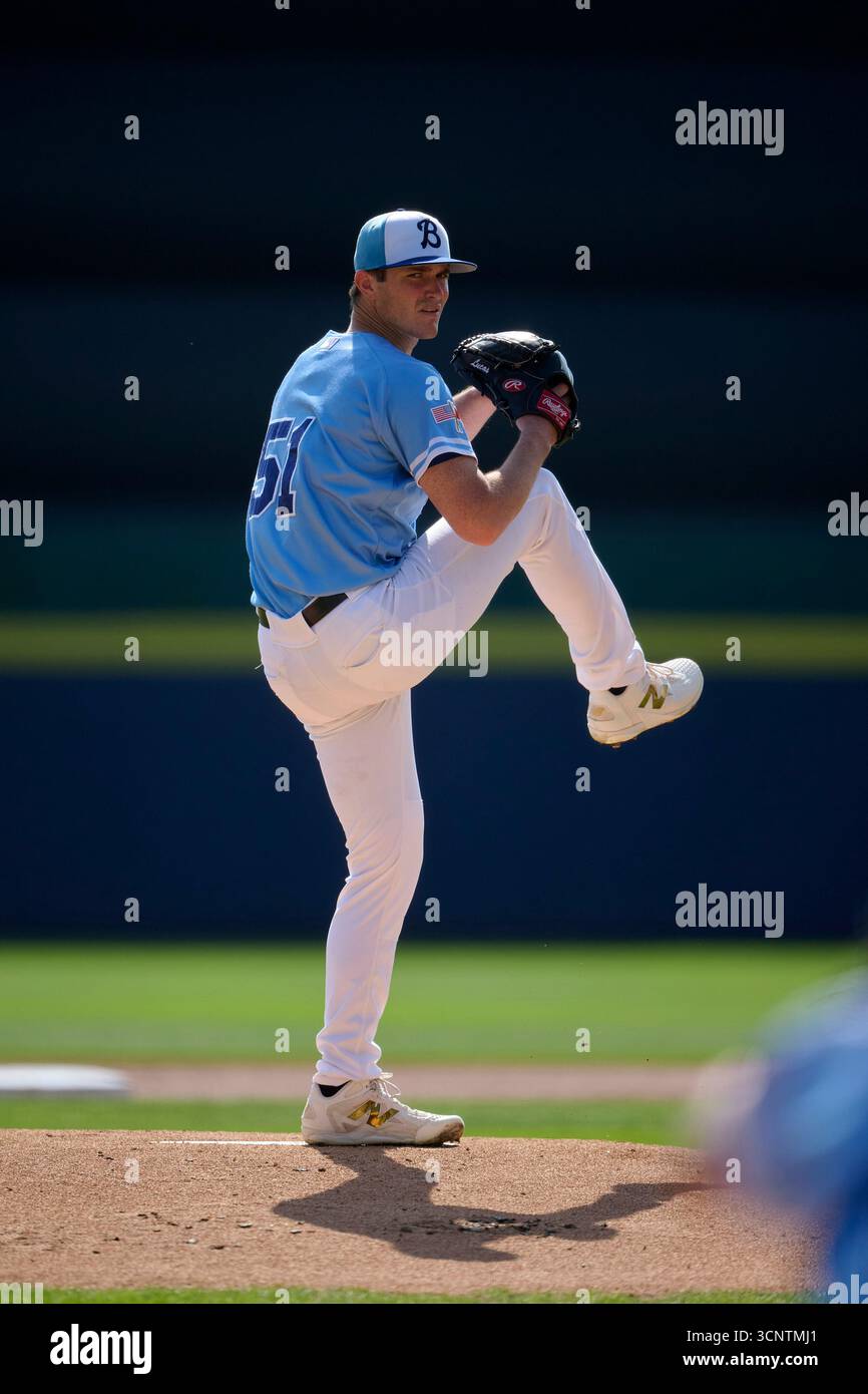 Buffalo Bisons pitcher Easton Lucas (51) during an MiLB International ...